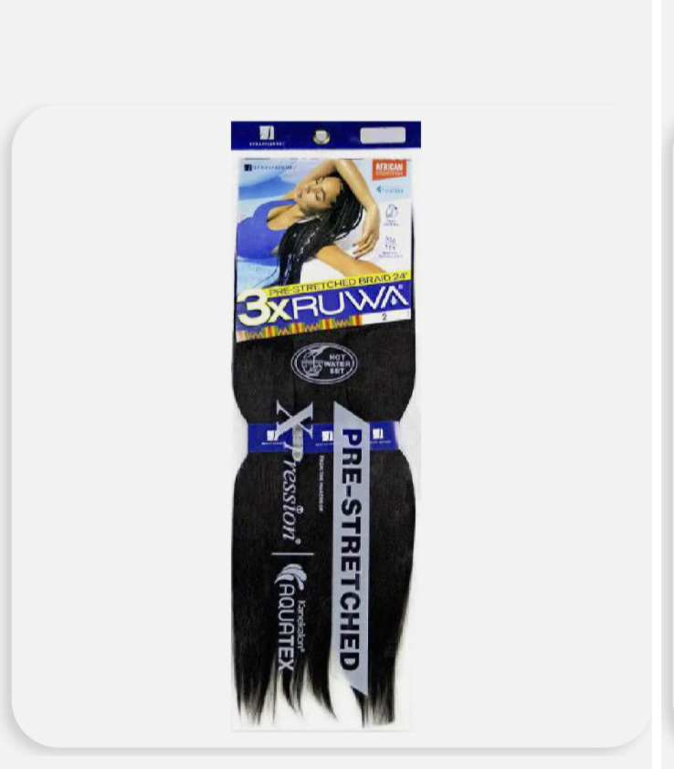 RUWA Pre-Stretched Braiding Hair 24” – Hair2you